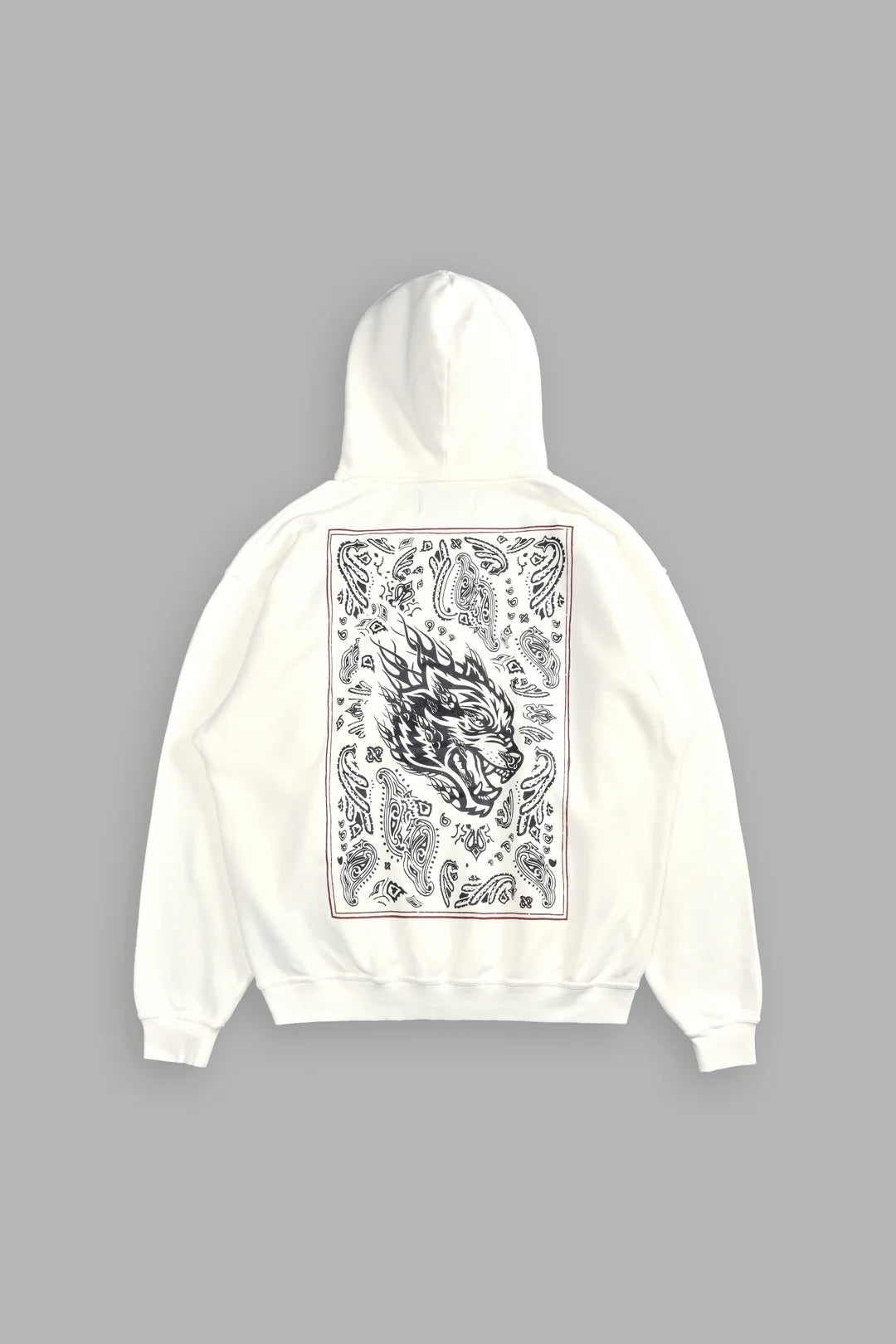 WESTERN V2 “PIERCE” HOODIE IN CREAM – WOLVES MEXICALI